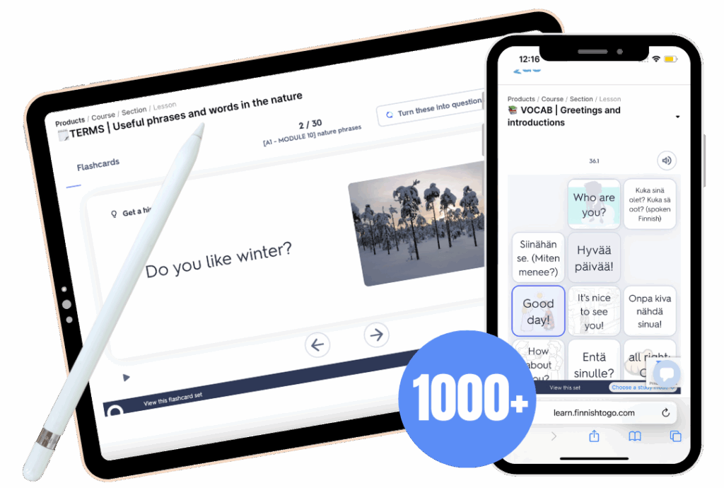 This is ONNI A1 – Finnish course for beginners - Finnishtogo - Learn ...