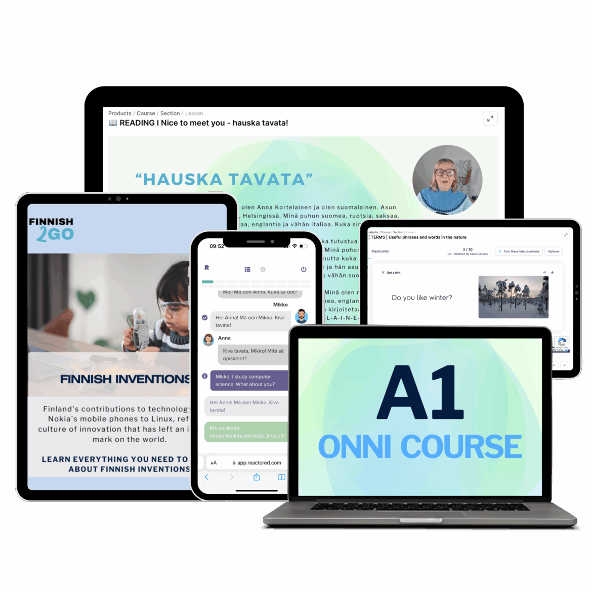 This is ONNI A1 – Finnish course for beginners - Finnishtogo - Learn ...